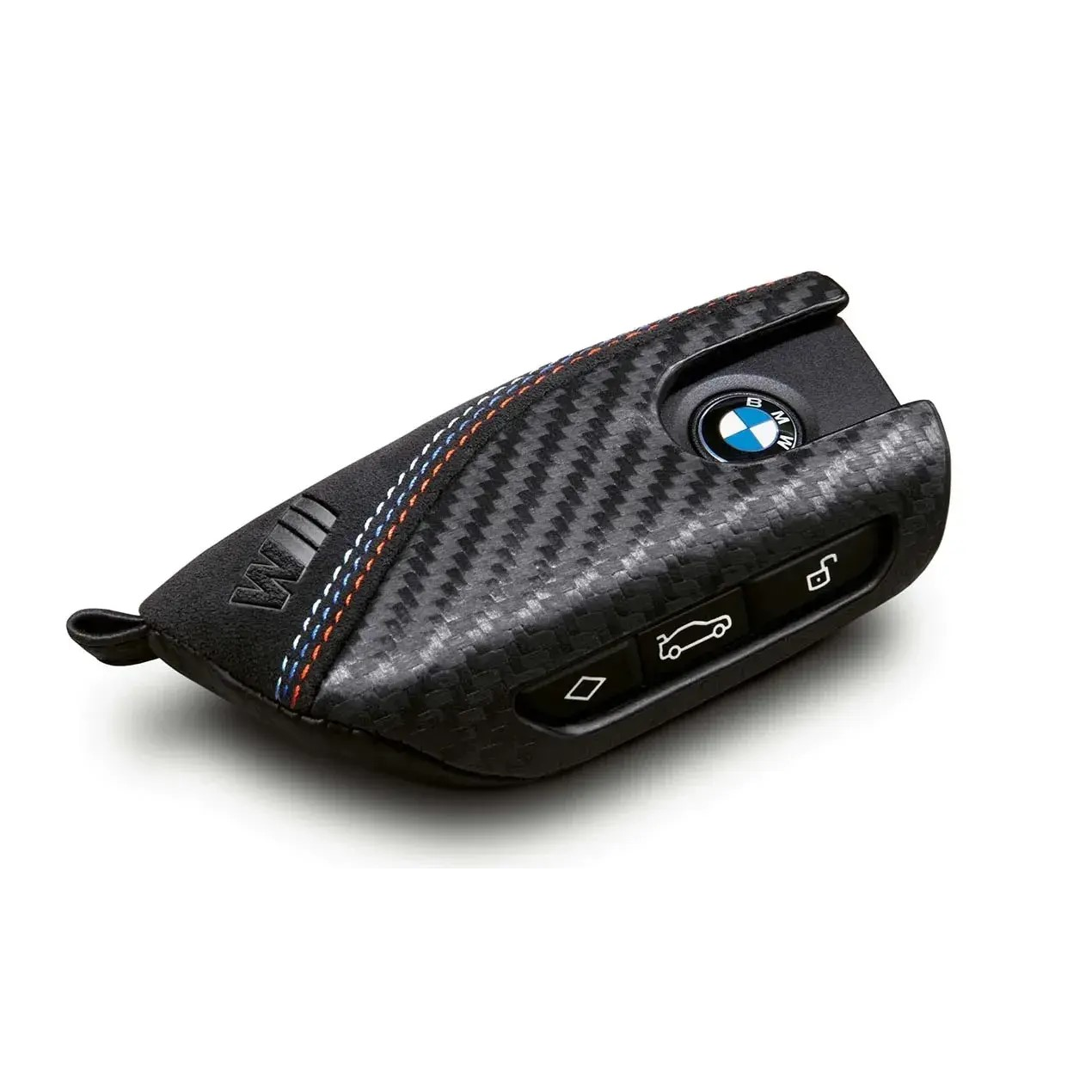 BMW M Key Case Alcântara e Carbono